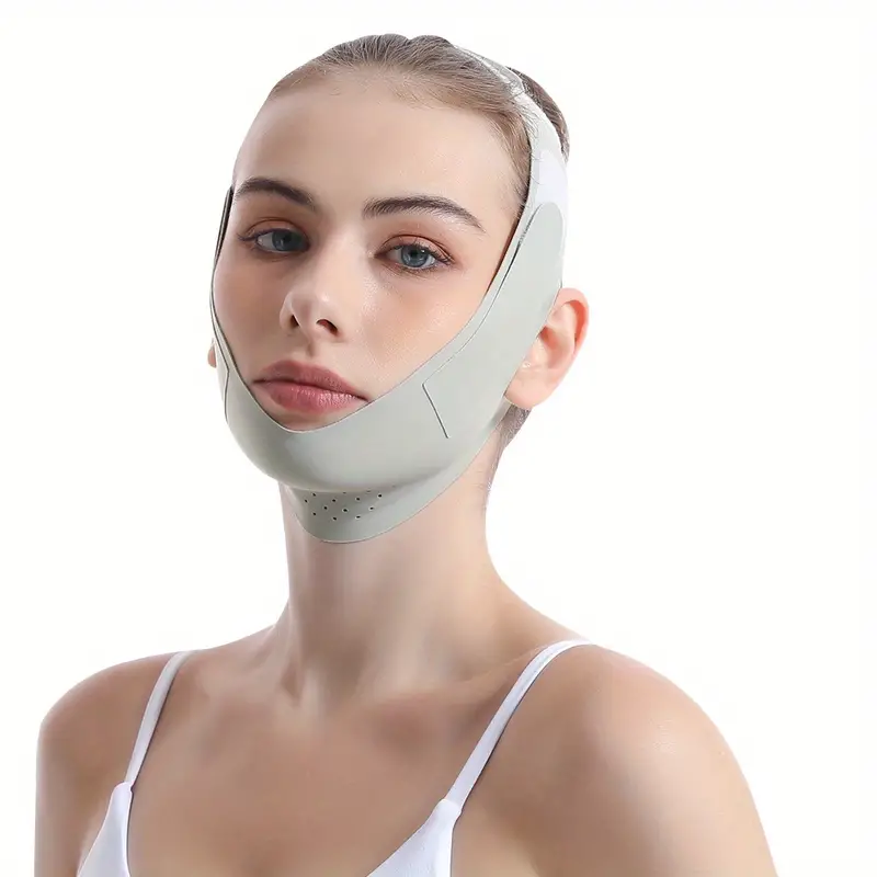 Reusable V Line Lifting Mask, Double Chin Reducer Chin Strap, Lift And ...