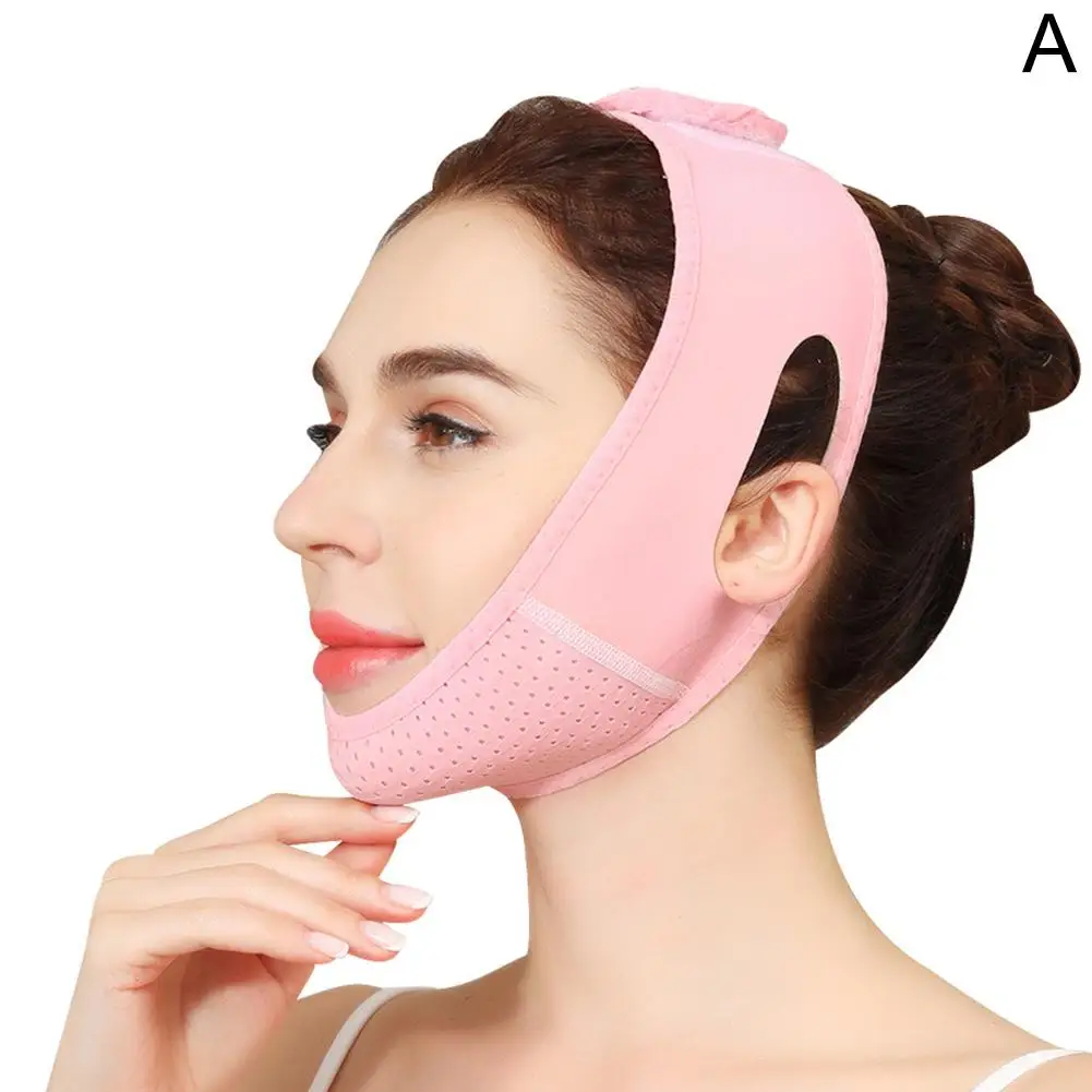 Reusable V Line lifting Mask Facial Slimming Strap Double - Shaped ...