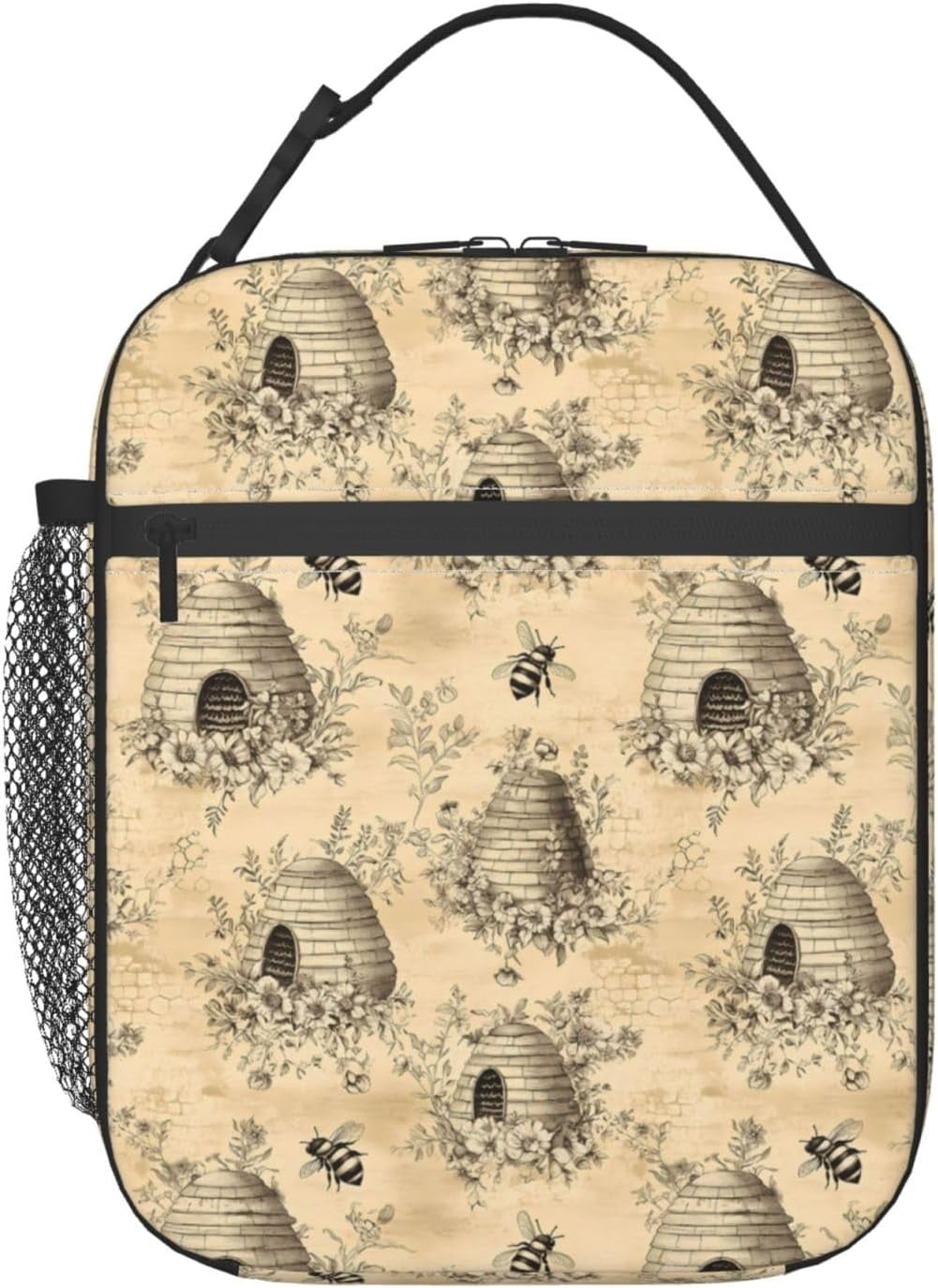 Reusable Vintage Beehive Bee Lunch Box for Women Adult, Insulated ...