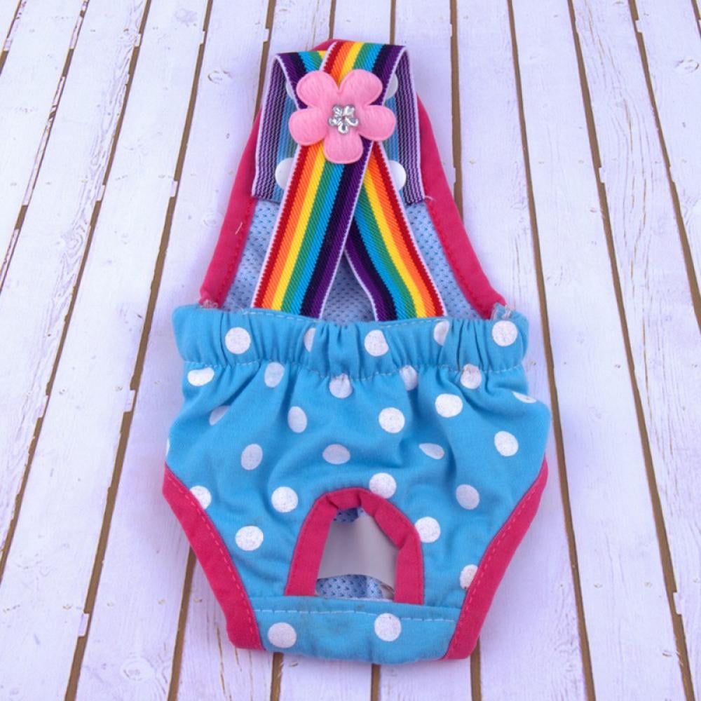 Reusable Washable Dog Diapers, 6 Sizes Female Dog Doggy Puppy Diaper ...