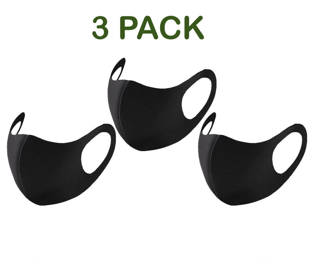 Reusable Washable Polyester Face Covering Mask Water Resistant For Men ...