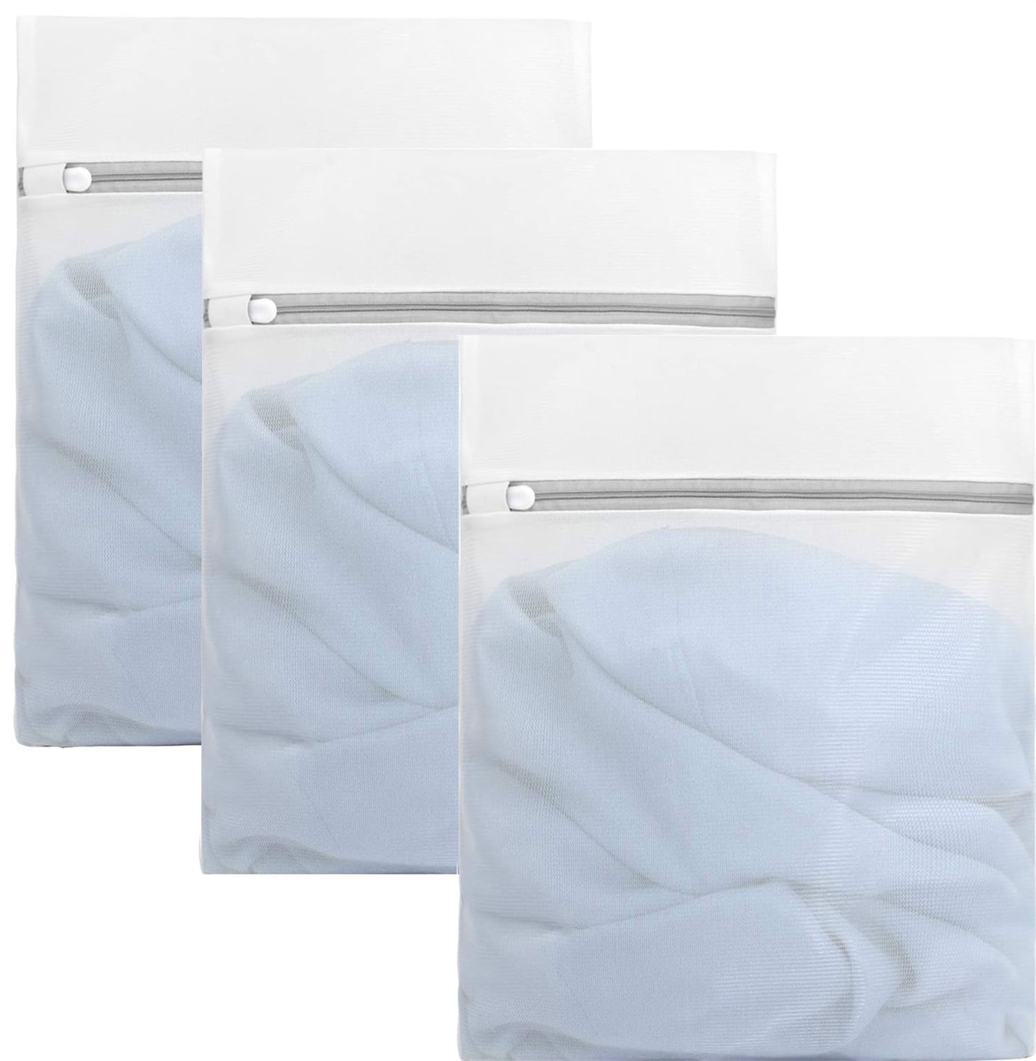 Reusable Washing Machine Bag,Bexikou 3Pcs Durable Mesh Laundry Bags ...