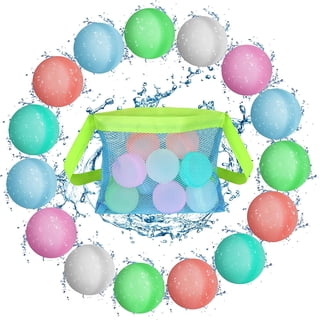 Limei 10Pcs/Set Reusable Water Balls Summer Fun Toys for Kids Outside ...