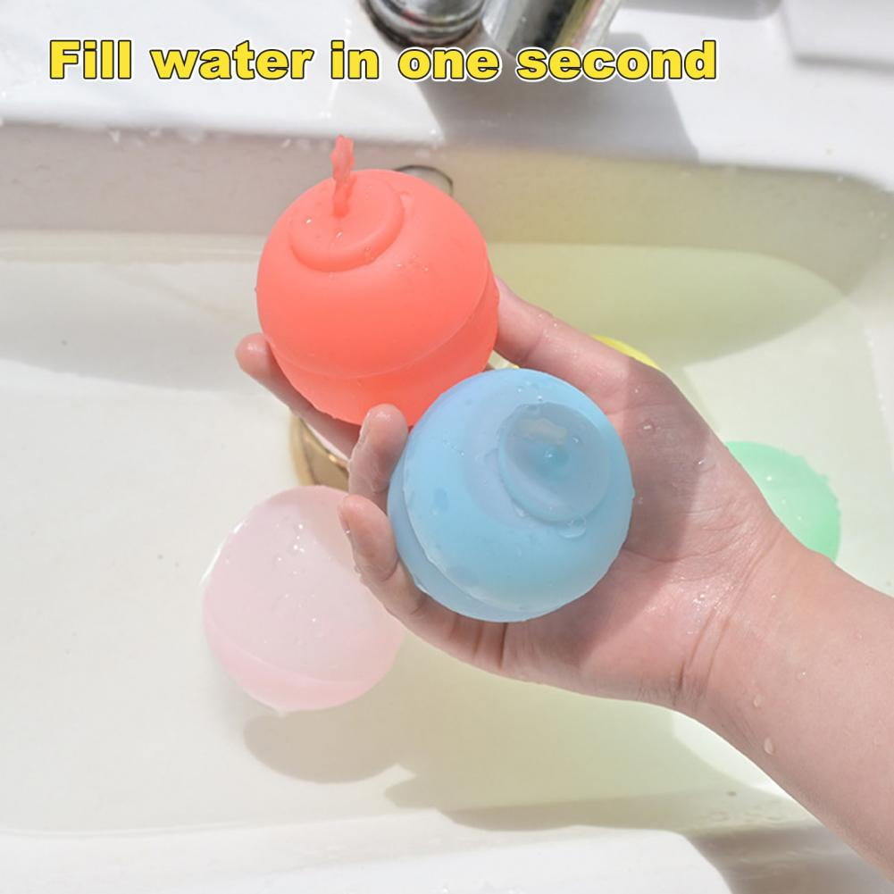 Reusable Water Balloons Silicone Splash Ball Reusable Silicone Water ...