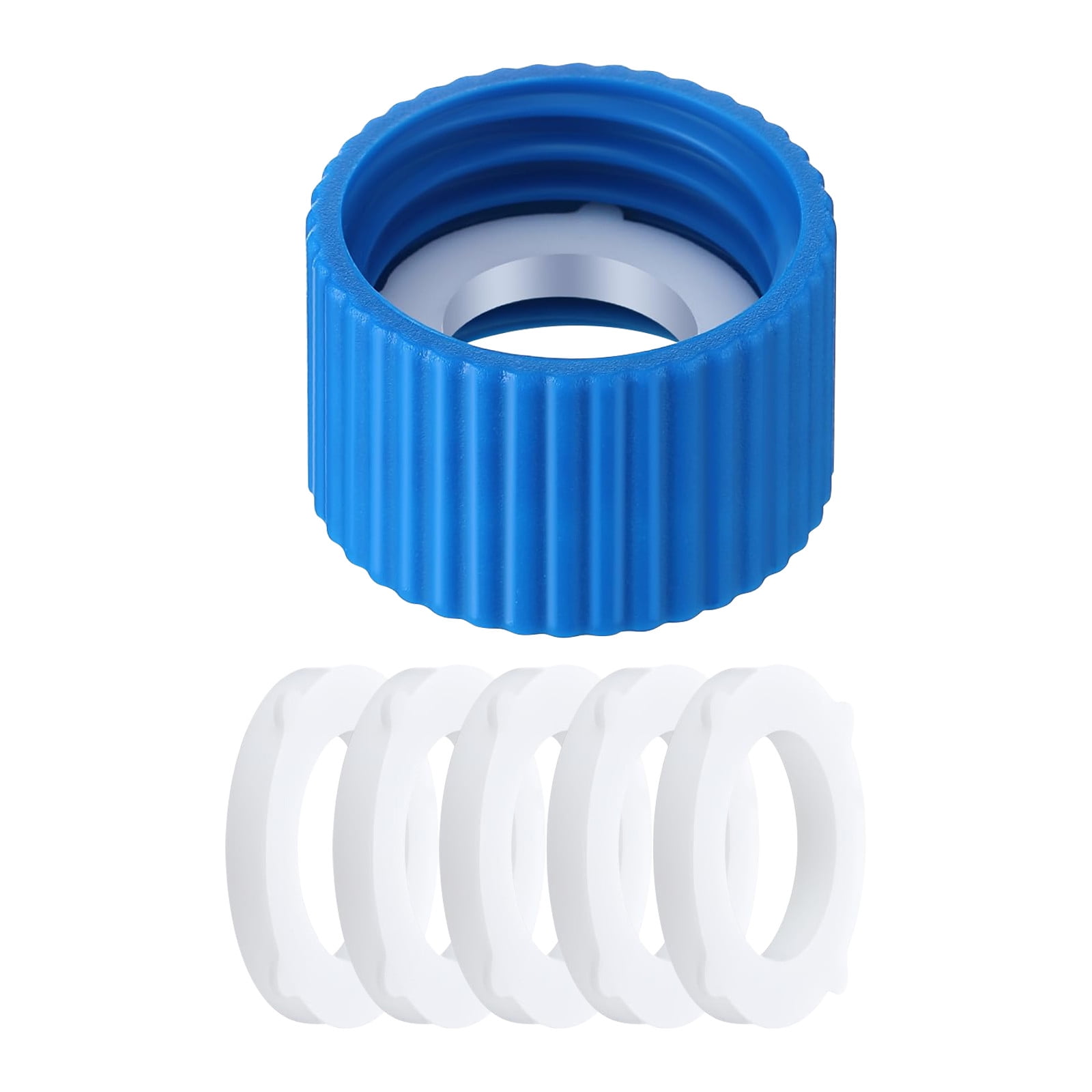 Reusable Water Bottle Cap with Leak-Proof Sealing Rings, Durable ...