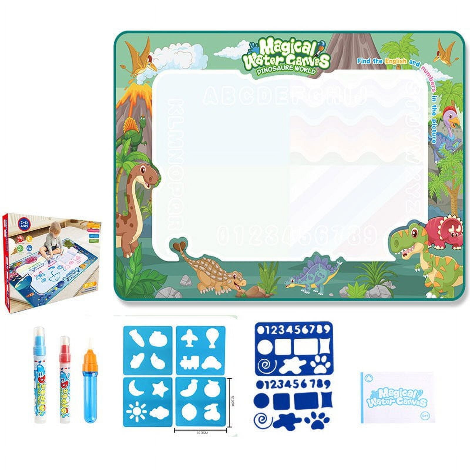 Reusable Water Drawing Mat for Kids - Large Doodle Mat with Fun ...