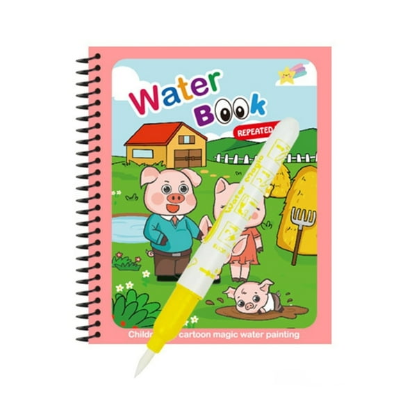 Watercolor Coloring Books