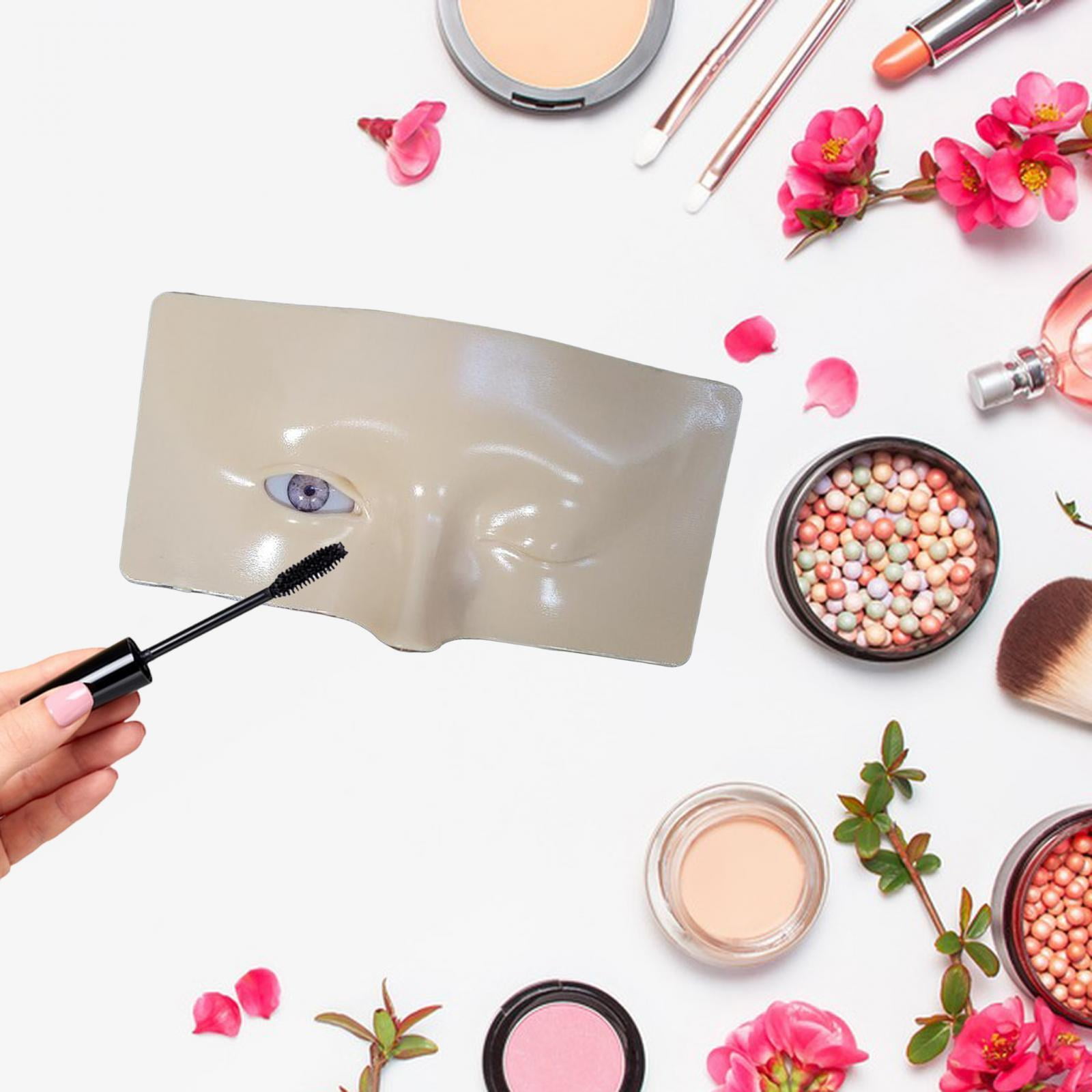 Reusable White Eye Makeup Practice Board, 16.6x8.3cm - Essential ...