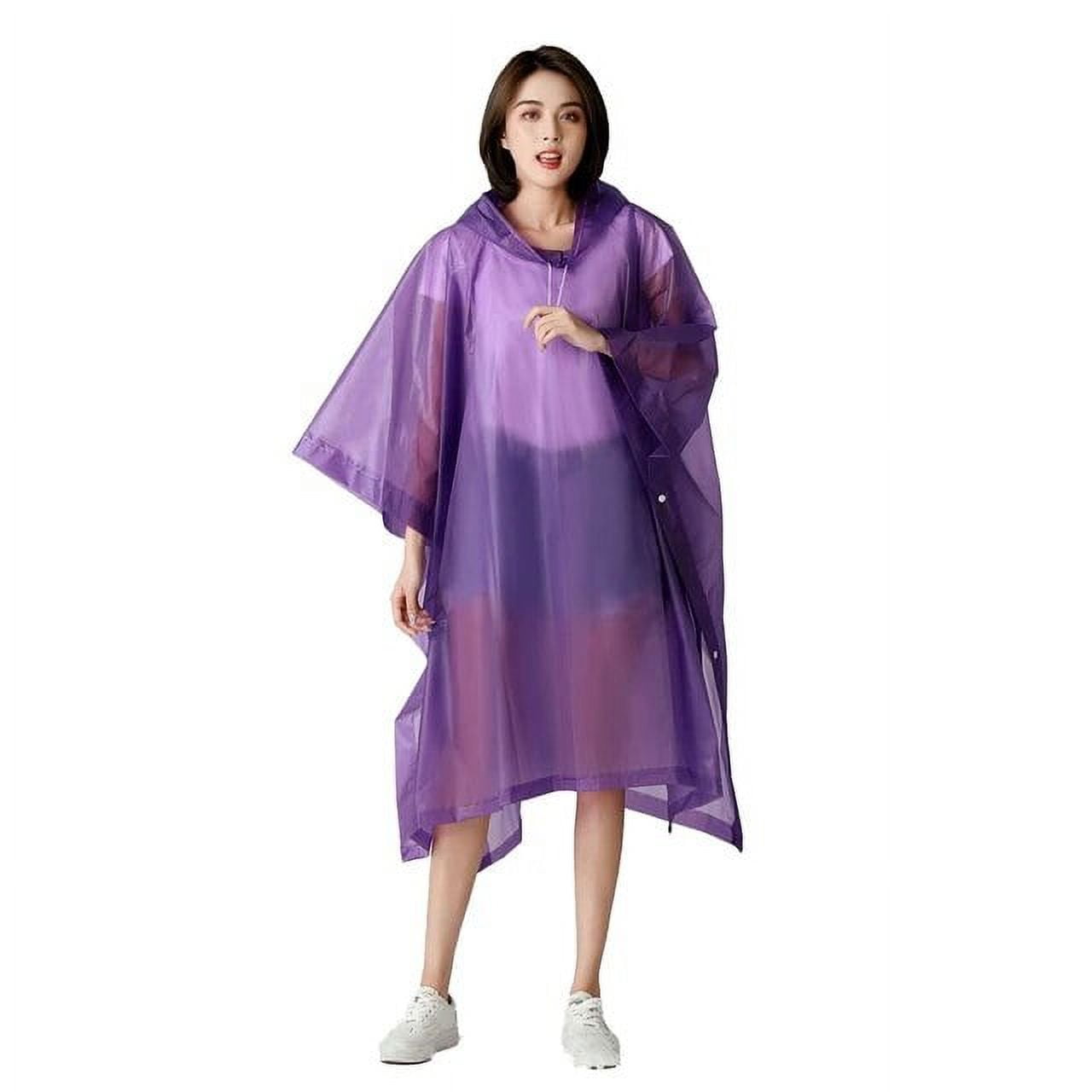 Reusable Women Men Portable Rain Coat Suit Gear Rainwear Poncho Cloak ...