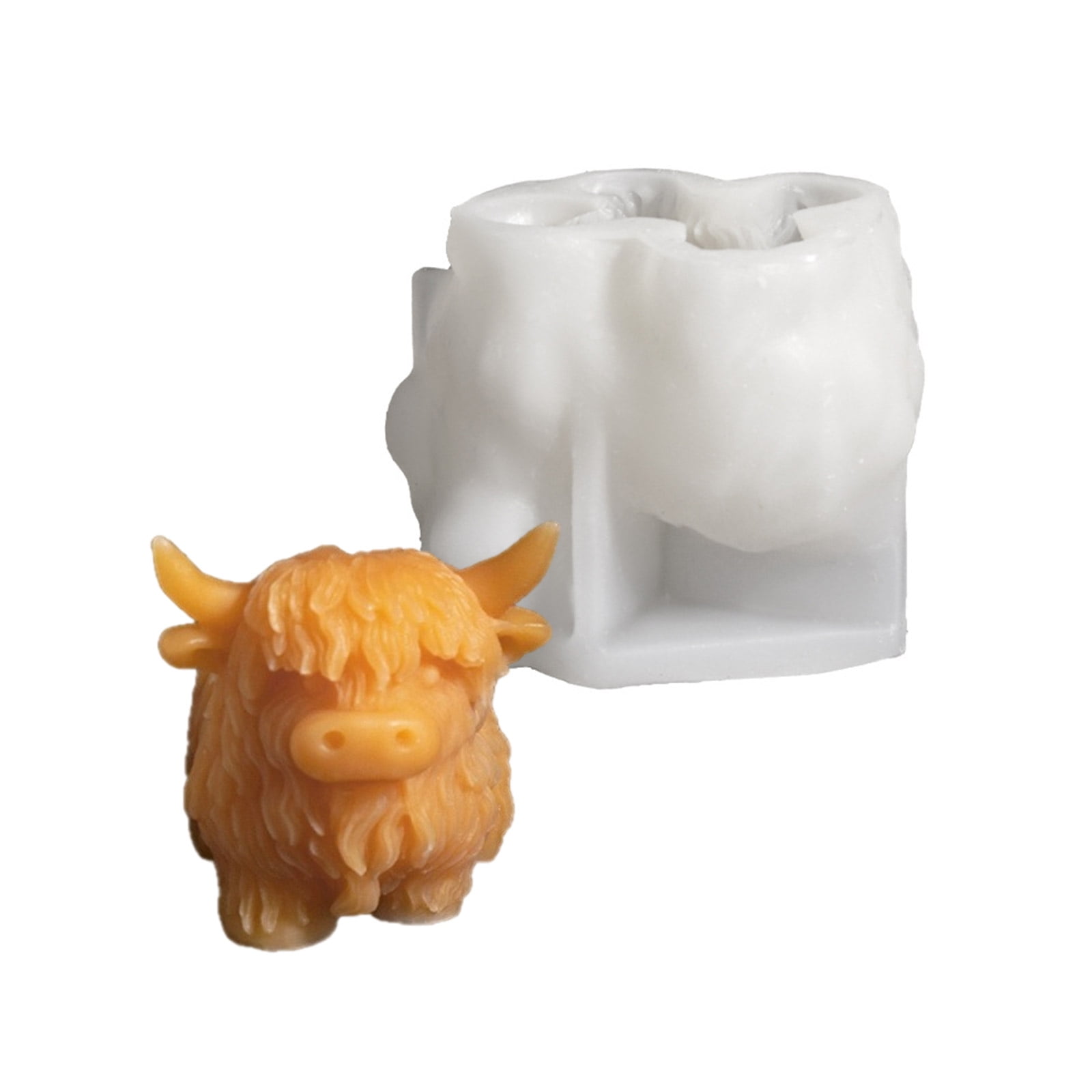 Reusable Yak Shaped Mold Safe Silicone Texture Holiday Crafting Tool ...