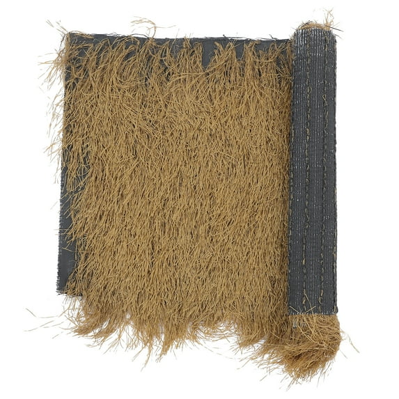 Reusable Yard Simulated Thatch Roof for Decoration in Khaki PE Material ...