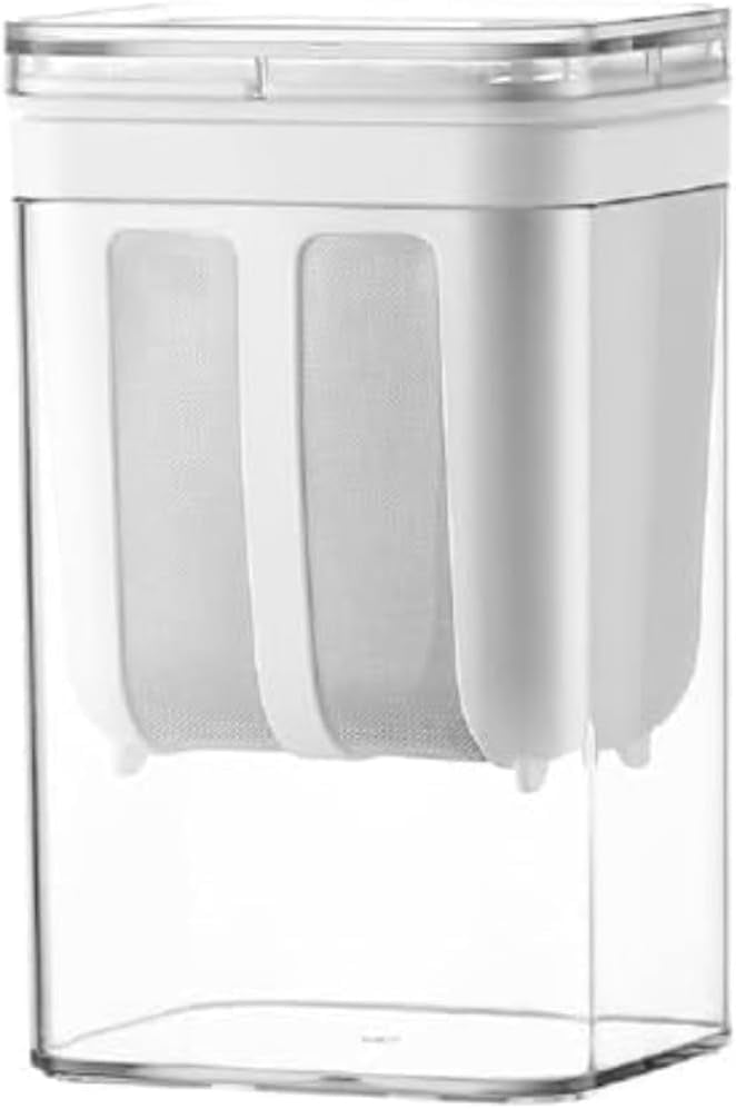 Reusable Yogurt Strainer with Lid - 1100ml Fine Mesh Filter for Greek ...