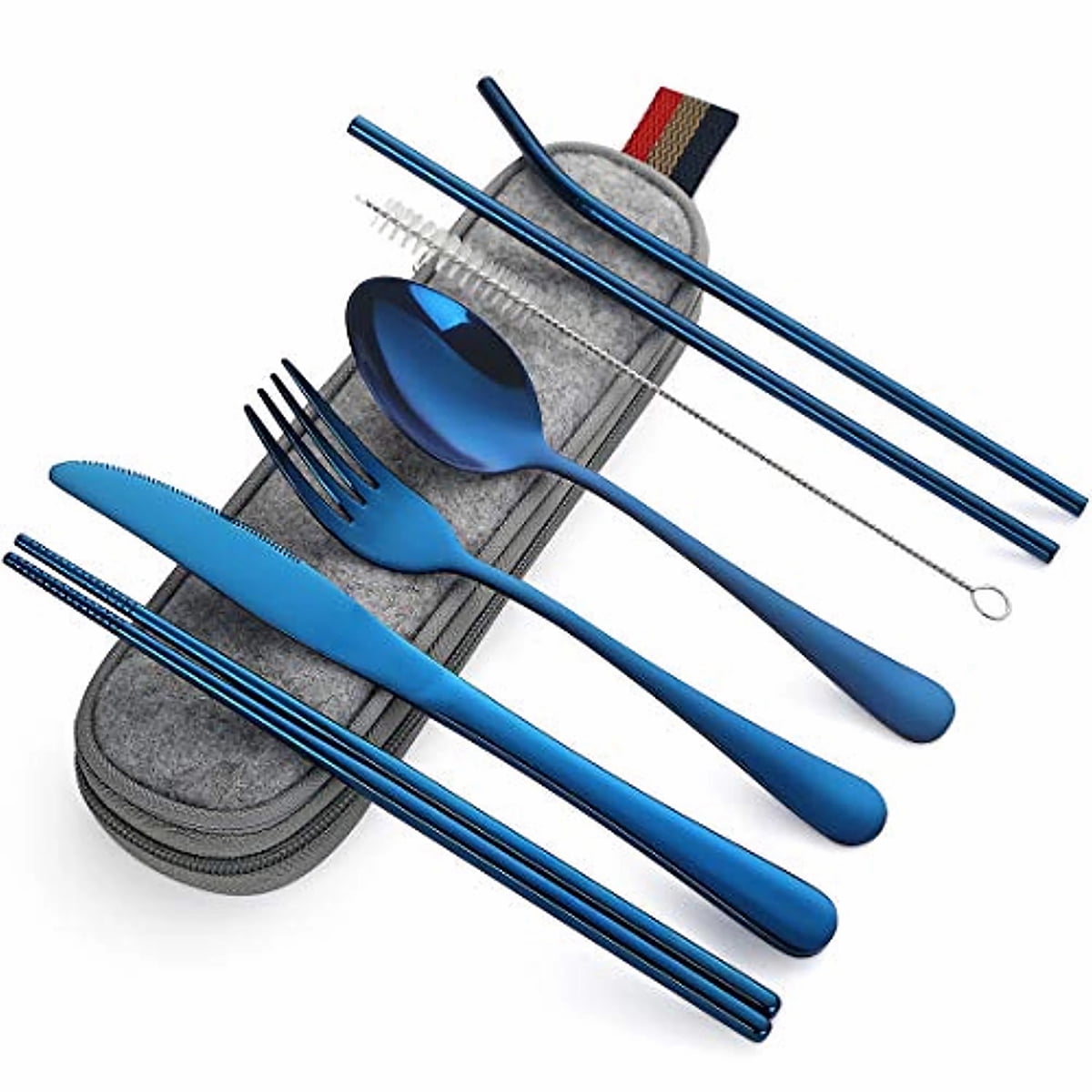 Reusable cutlery box for travel, chopsticks and straw for camping ...
