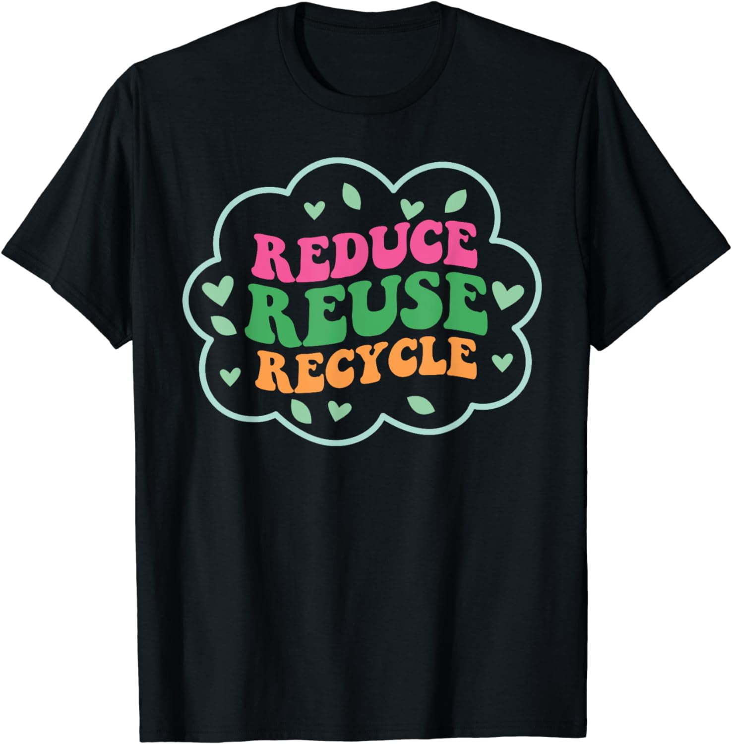 Reuse Reduce Recycle Save Earth Day 2024 Men & Women T-Shirt - Walmart.com