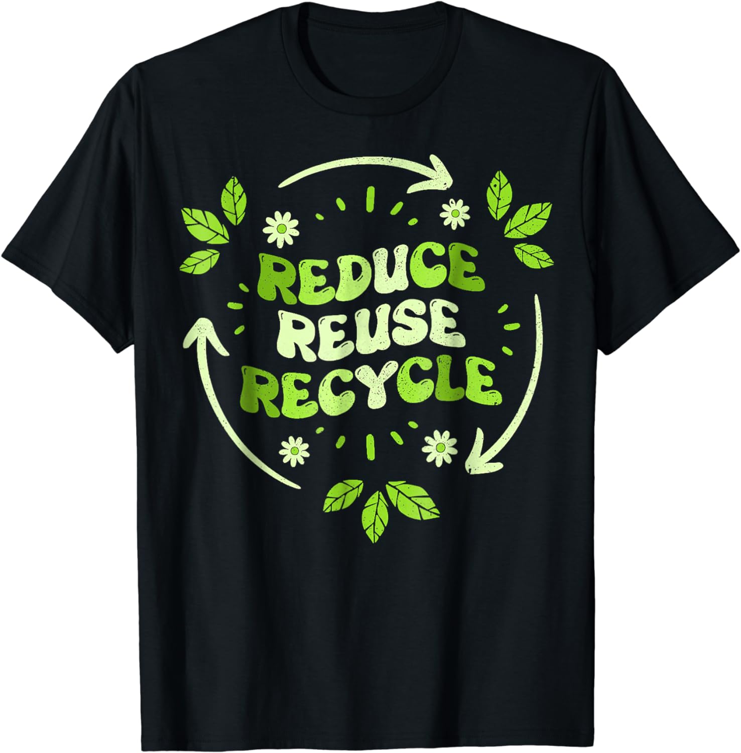 Reuse Reduce Recycle Save Earth Day 2024 gift Short T-Shirt - Walmart.com