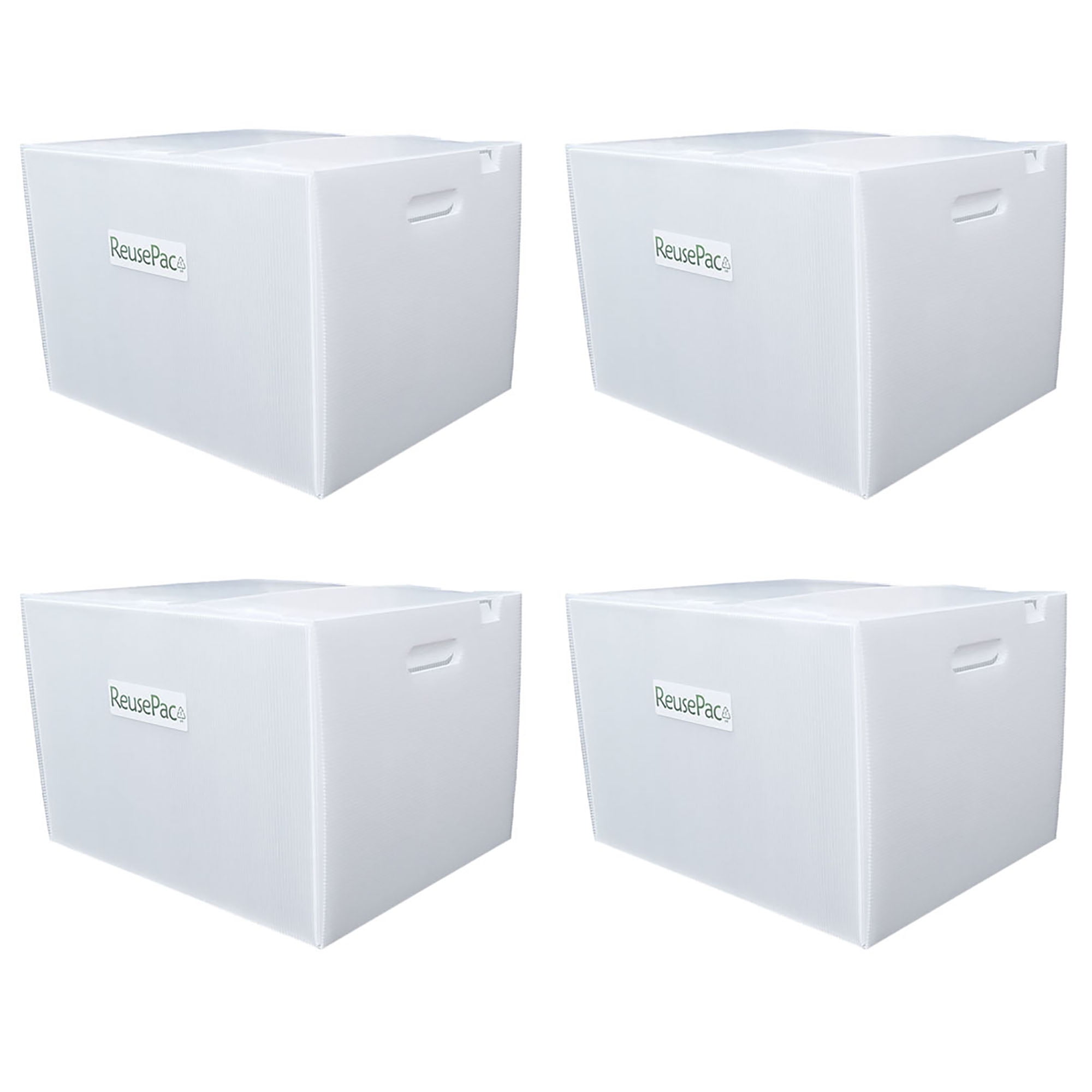 ReusePac Box Reusable Foldable Moving Storage Large 18x14x12in nWhite 4 ...