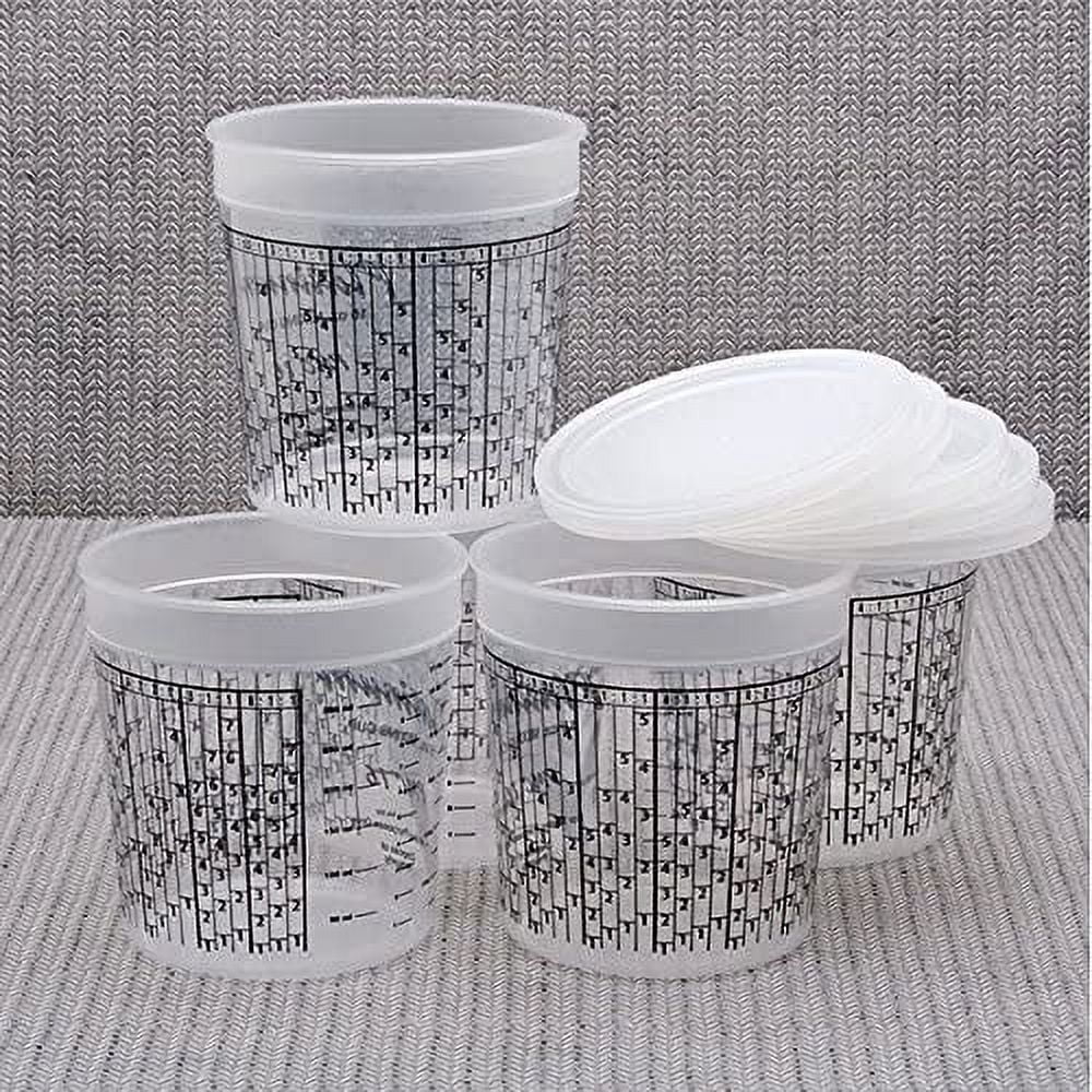 Reuseble Mixing Cups with Measuring Marks 1 PT 5 PC Set - Walmart.com