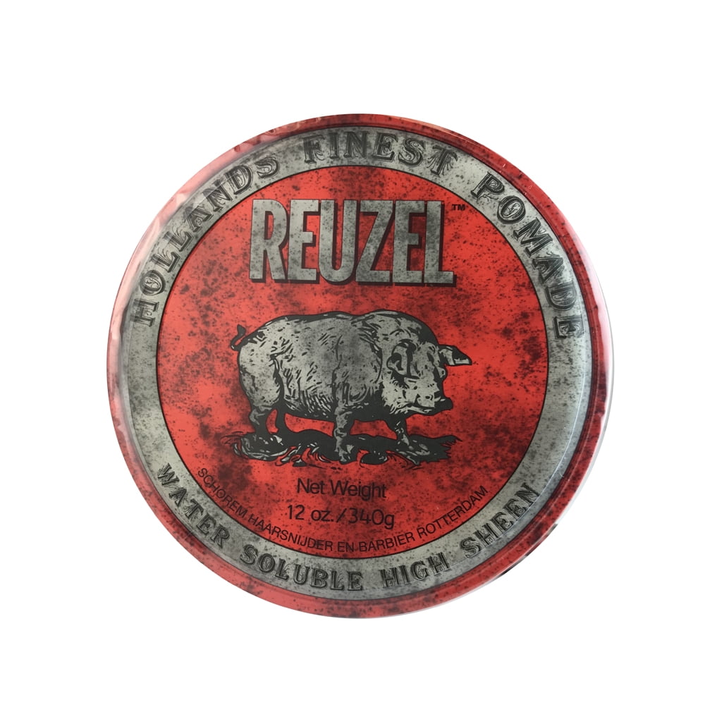 Reuzel Red Versatile Water Soluble Pomade, 12 oz - Strong Hold, High ...