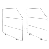 Rev-A-Shelf 18" Tall Bakeware Sheet Tray Divider Kitchen Organizer (2 ...
