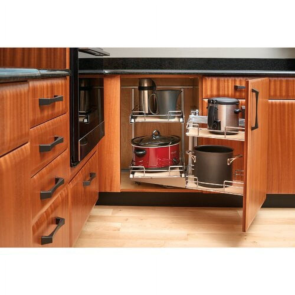 Rev-A-Shelf 2 Tier Blind Corner Cabinet Organizer - Walmart.com