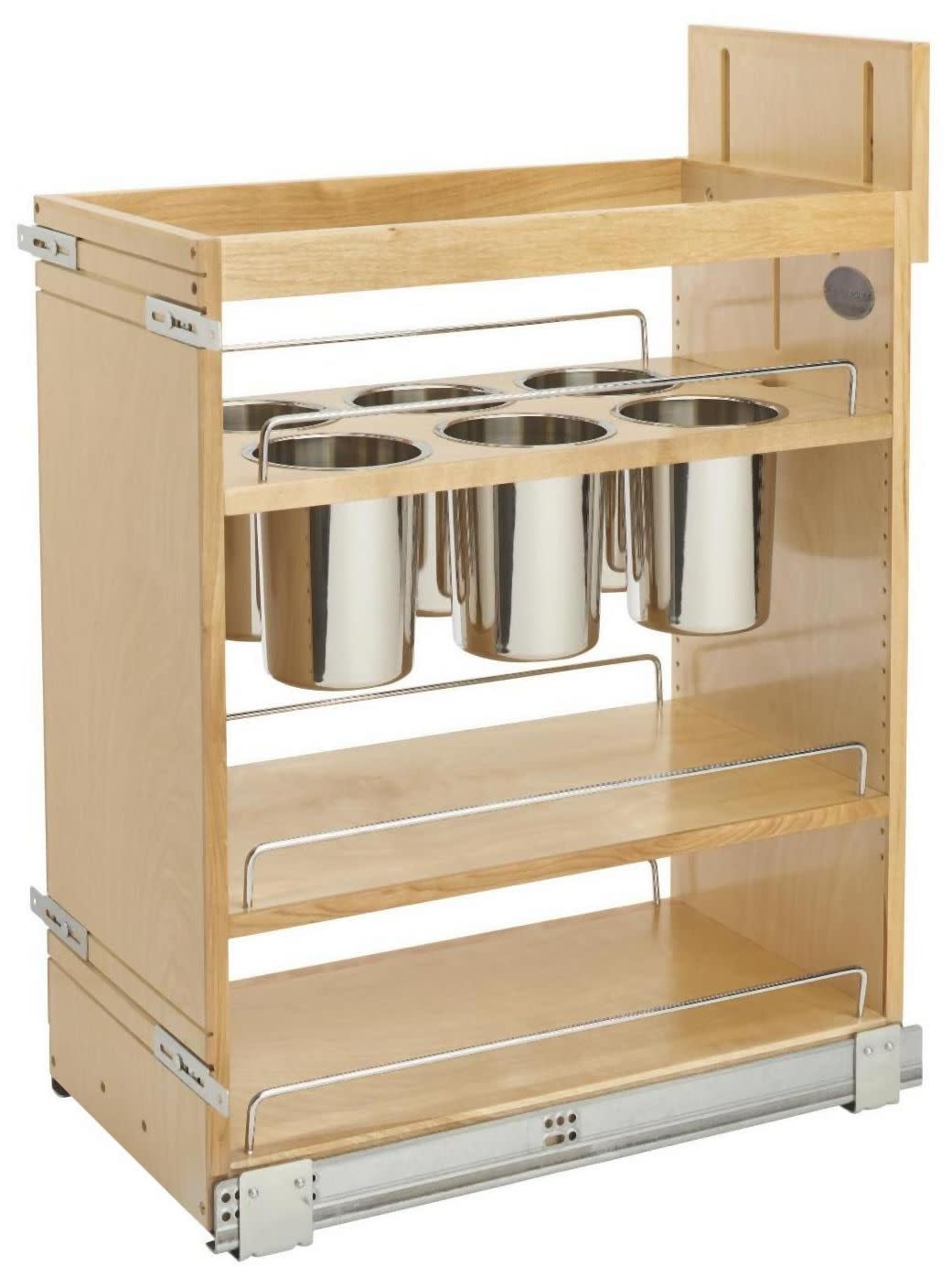 Rev-A-Shelf Wood Base Cabinet Pull-Out | Sliding Shelves | Kitchen ...