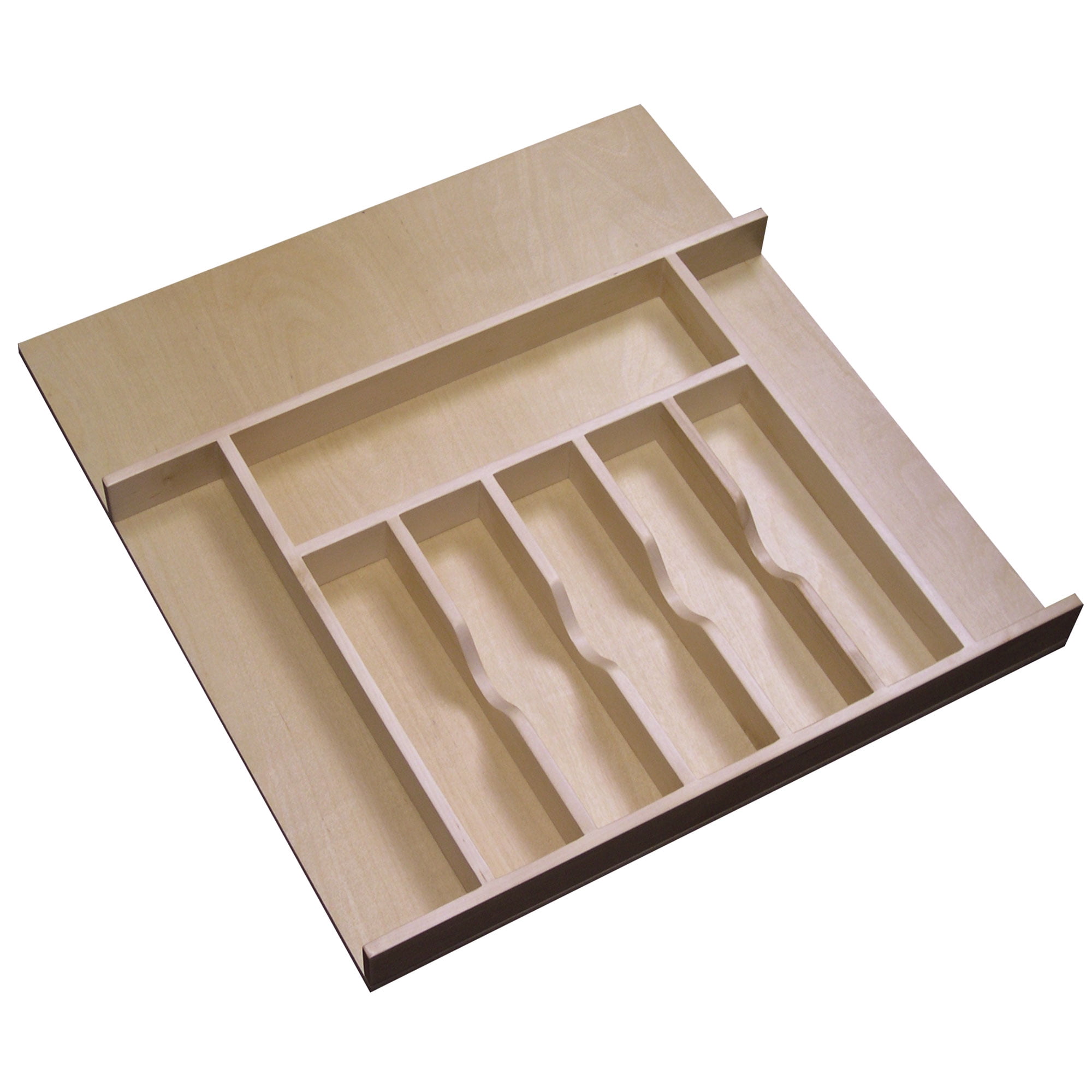 Rev-A-Shelf 4WCT-3SH Wooden 9 Compartment Cutlery Cabinet Insert ...