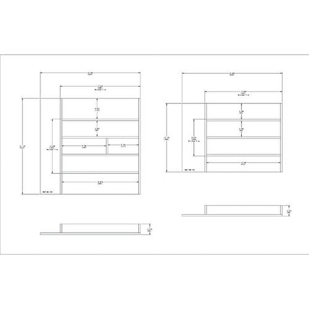 Rev-A-Shelf 4Wut-3Sh Wood Classics 24"W Trim To Fit Shallow Kitchen ...