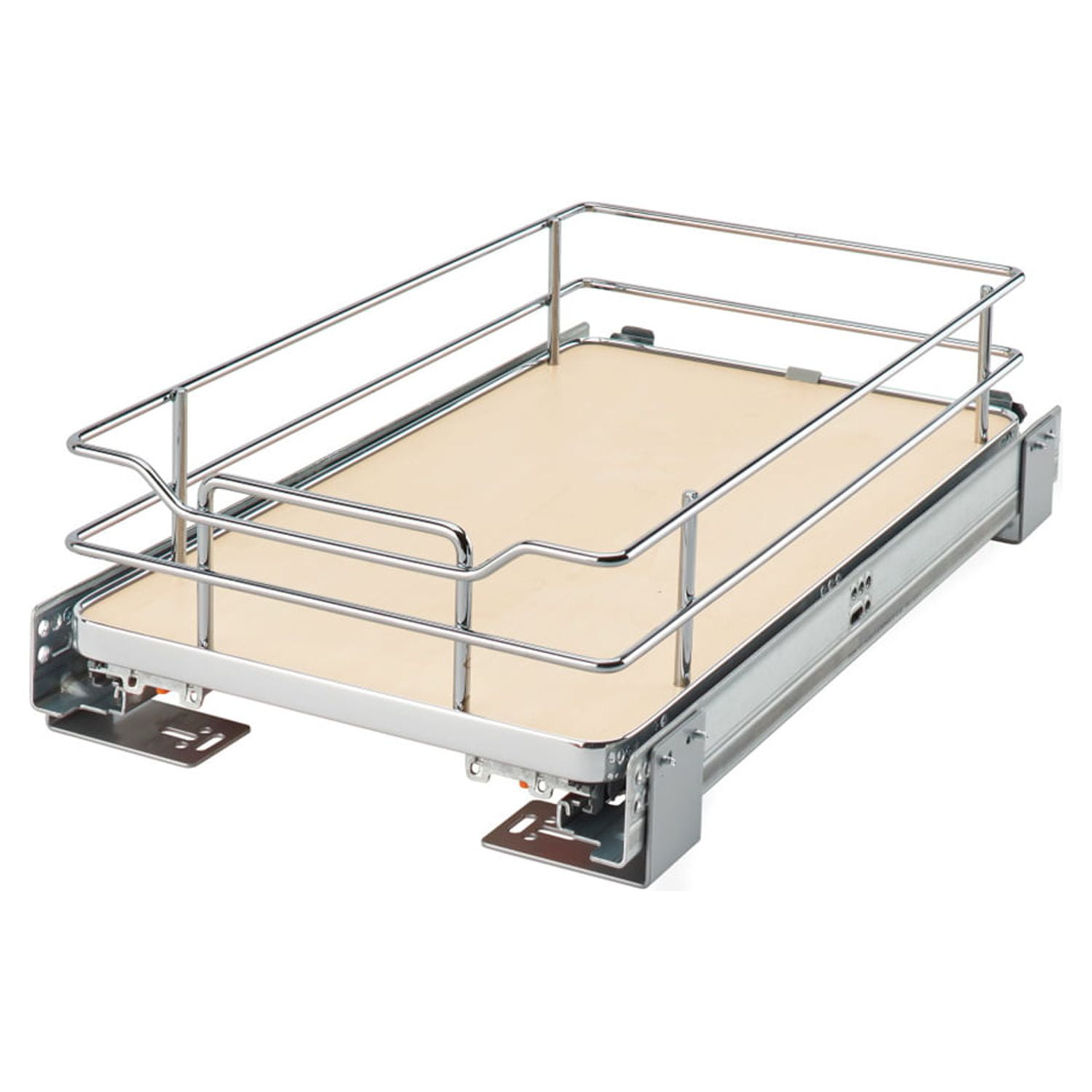 Rev-A-Shelf 5330-12BCSC-MP 12 Inch Single Cabinet Pull Out Basket w ...