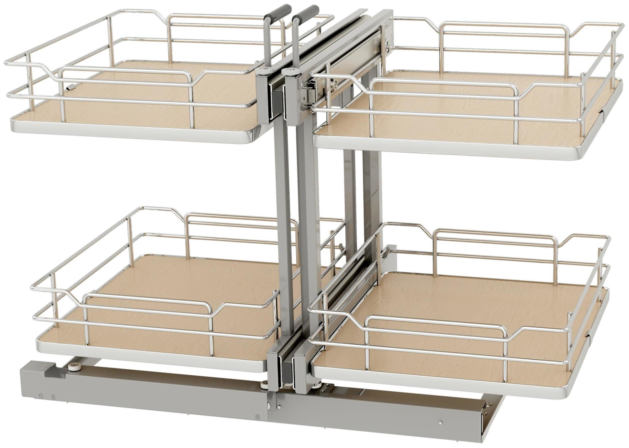 Rev-A-Shelf 53PSPE-18SC Soft Close Pull Out Swivel 4 Shelf Blind Corner ...