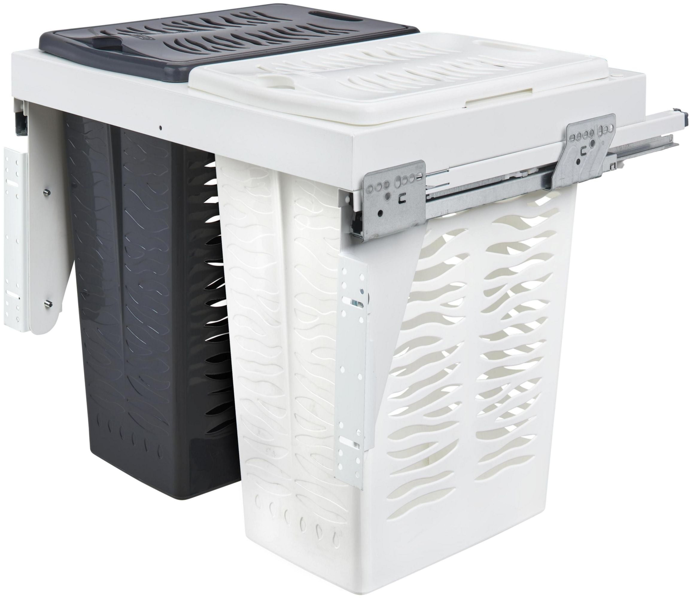 Rev-A-Shelf 53Tmvh-24Scdm-2-Fl Modern 22-1/4"W Soft Close Double Pull ...