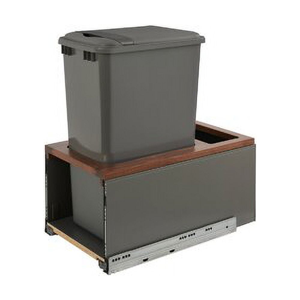 Rev-A-Shelf 5Lb-1550-1 Legrabox 13-1/2"W Built In Pull Out Single 50 Qt ...