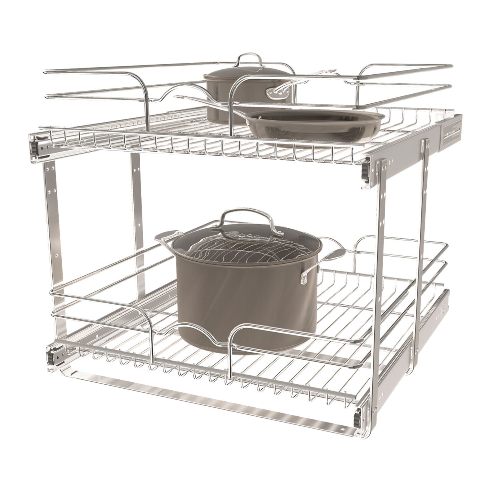Whitmor 6450-1589-6 White Wire Stackable Basket - Walmart.com