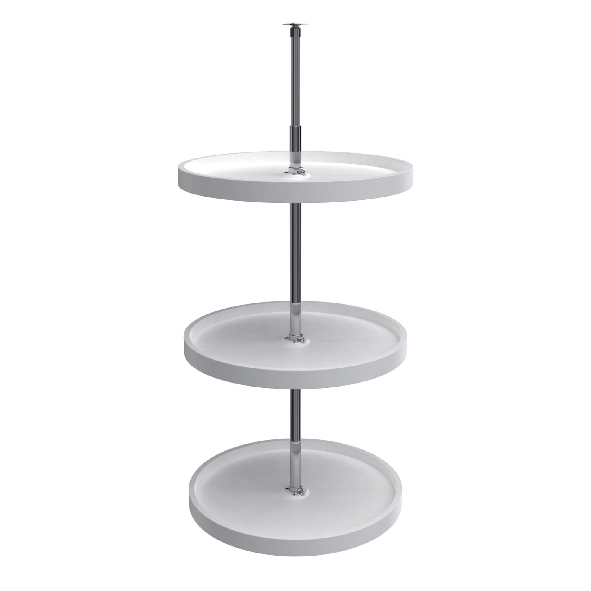 Rev-A-Shelf 6013-20-11-526 20 Inch Plastic Circle 3 Shelf Lazy Susan ...
