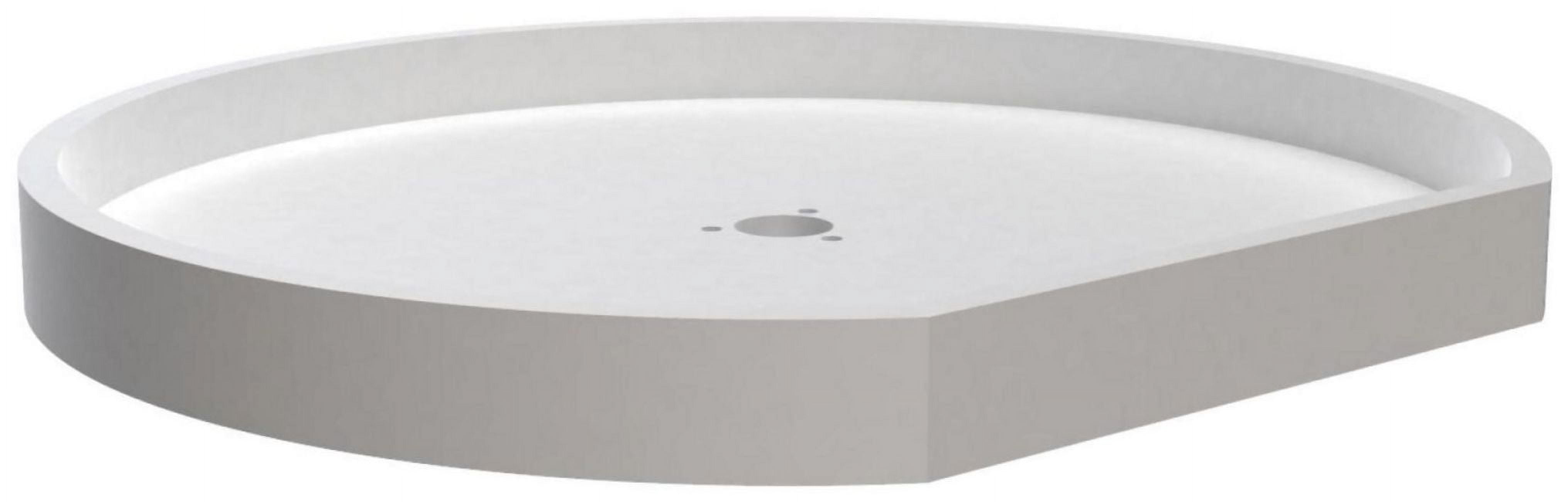 Rev-A-Shelf 6271-22-11-52 Classic 1 Shelf 22" D Shaped Lazy Susan ...