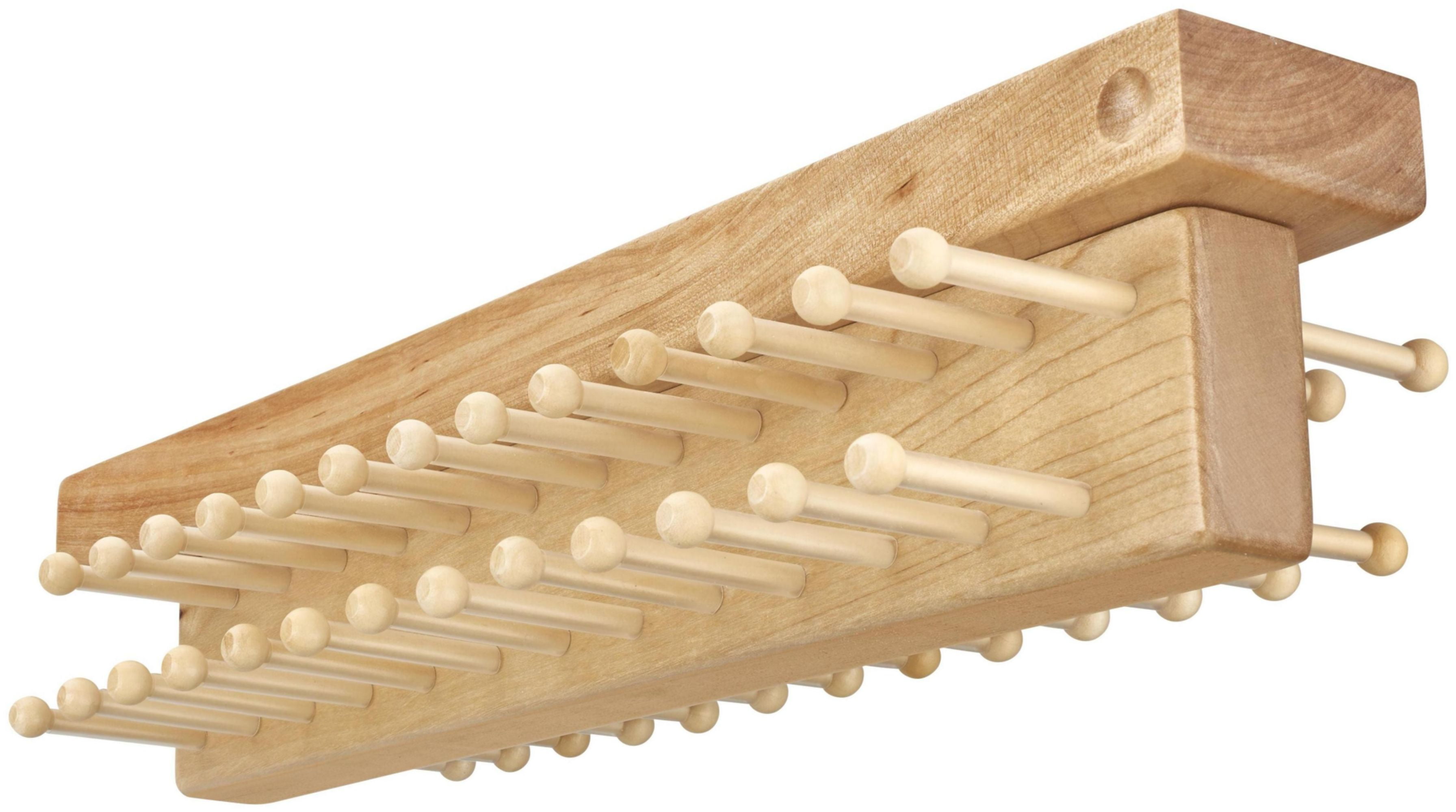 Rev-A-Shelf Cwttr-16-1 Classic Closet 15-7/8" Natural Tie Butler ...