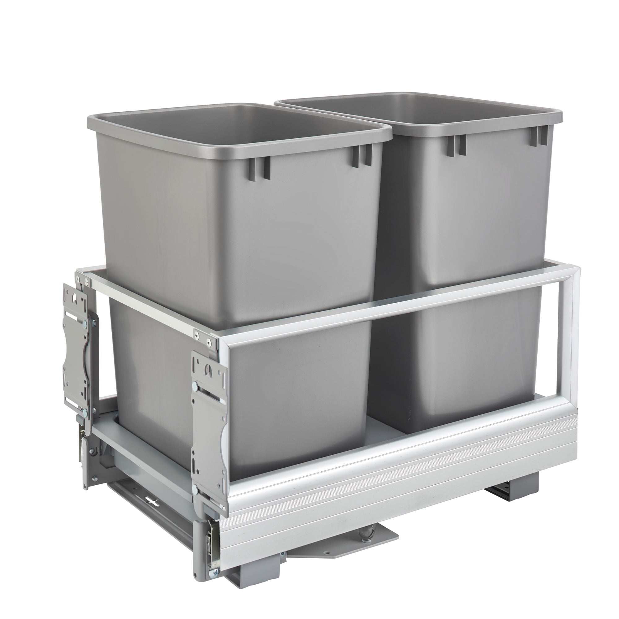 Free Shipping! Rev-A-Shelf Double Pullout Kitchen Trash Can 35 qt. Rev ...