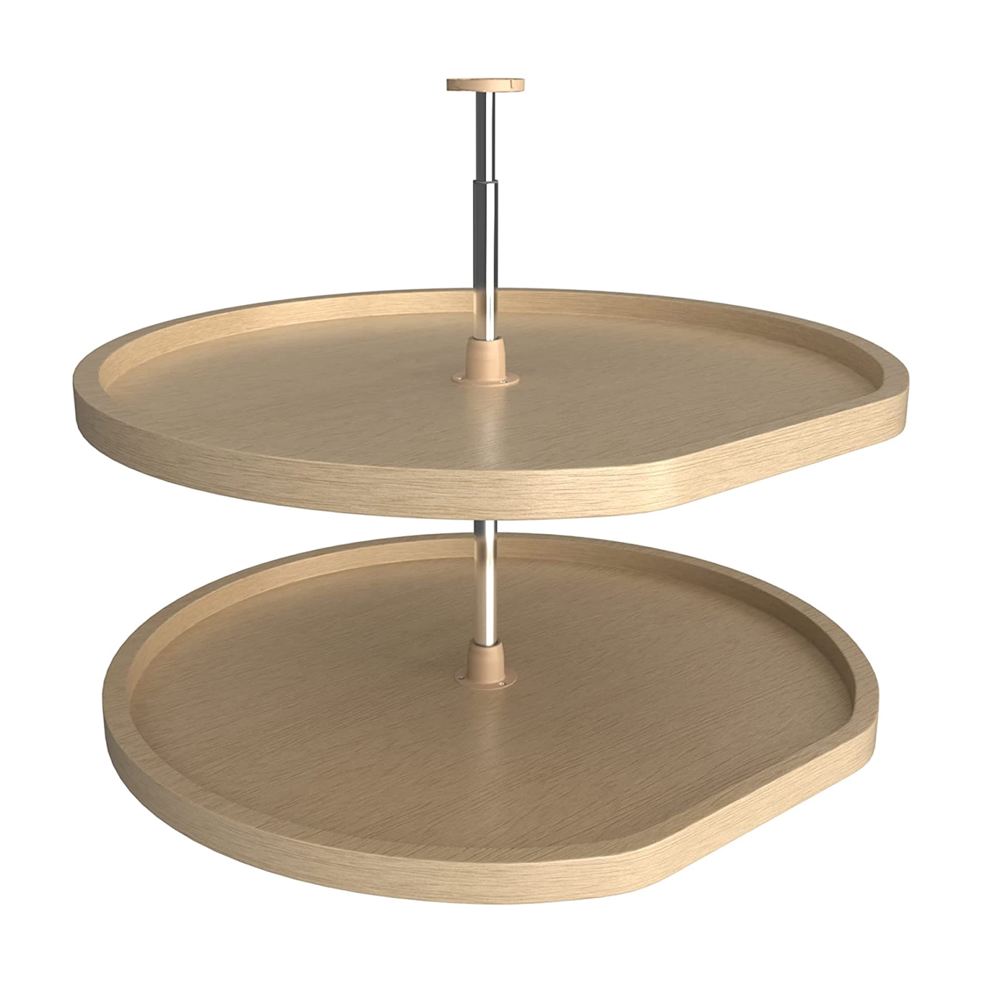 Rev-A-Shelf LD-4BW-262-32-1 32" D Shaped 2 Shelf Cabinet Lazy Susan ...