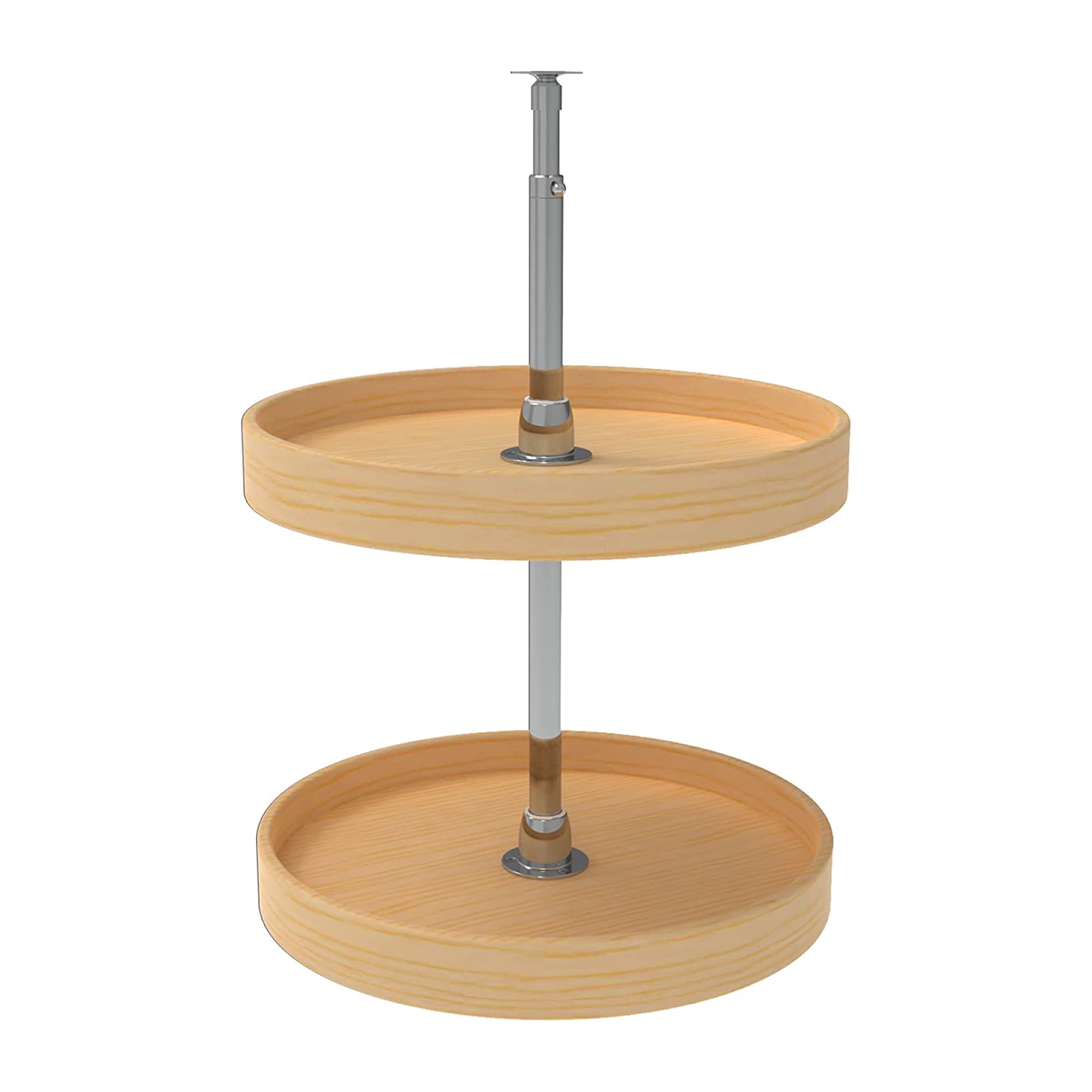 Rev-A-Shelf LD-4NW-072-18-1 18" 2 Tier Circular Lazy Susan, Natural ...