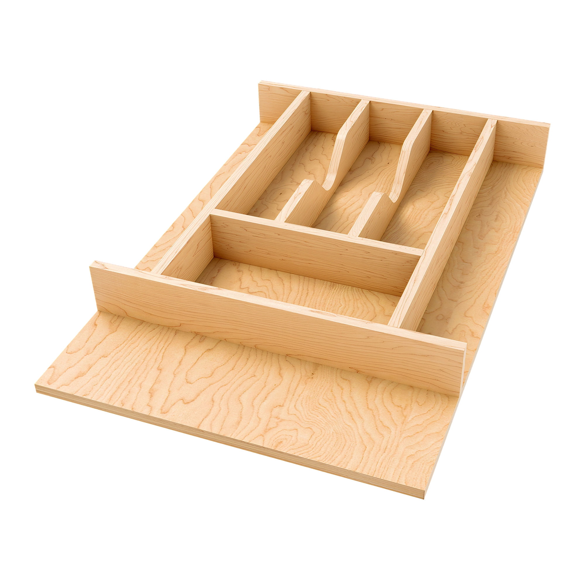 Rev-A-Shelf Natural Maple Right Size Utensil Drawer Insert, 16-1/4"x19 ...