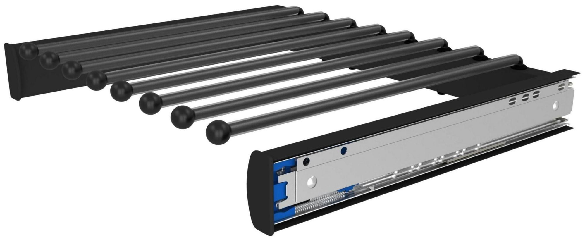 Rev-A-Shelf Pscsl-1814Sc-1 Classic 18"W Steel Pull Out Pant Rack ...