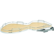 Rev-A-Shelf 5372-18-L Contemporary 37-5/8"W Two Tier Cloud Lazy Susan ...