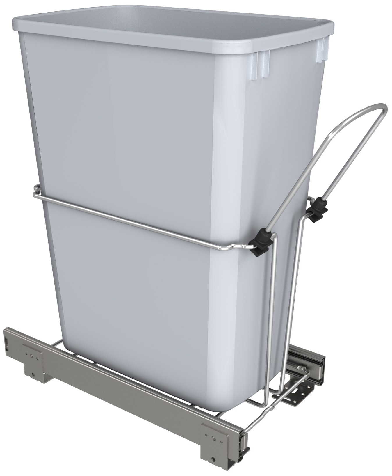 Rev-A-Shelf RUKD-1432RB-1 32 Qrt Universal Waste Container with Rear ...