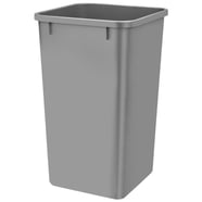 Rev-A-Shelf 50 Quart White Replacement Trash Bin, Garbage Container ...
