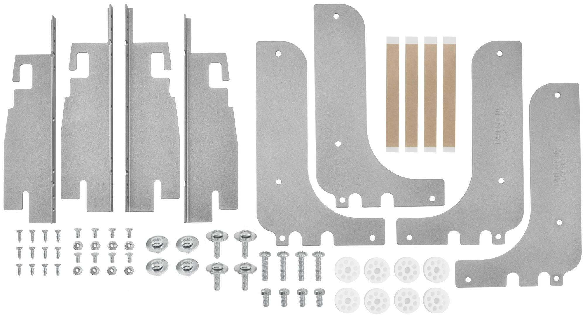 Rev-A-Shelf Rv-Dm-Fdkit Door Mount Brackets For Ras-Fd-Kit - Silver ...
