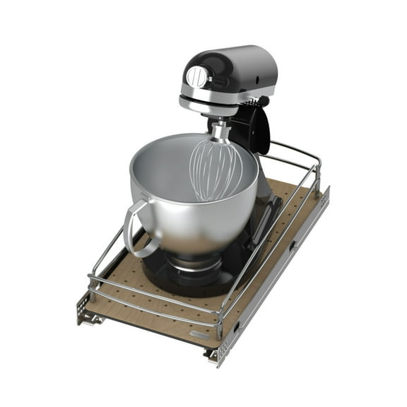 2 Tier Pull Out Organizer Shelf, Roll Out Organizing Drawer Storage for ...