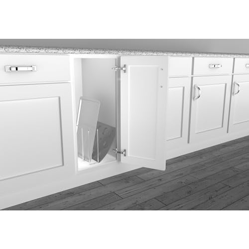 Rev-A-Shelf U-Shaped Wire Tray Divider Bakeware Cookie Sheet Organizer ...