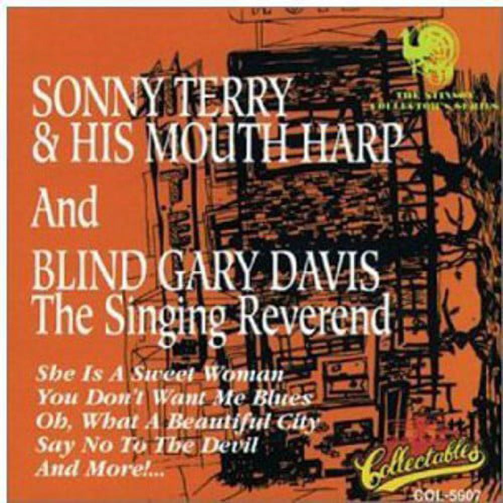 Rev. Gary Davis - Sonny Terry and His Mouth Harp and Blind Gary Davis ...