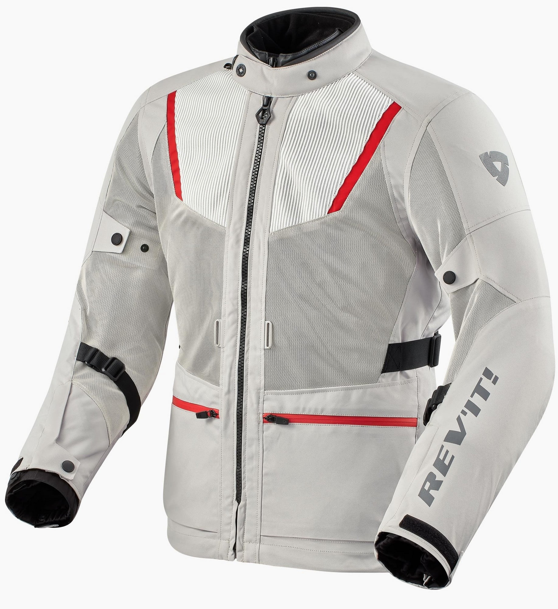 Rev'It Levante 2 H2O Mens Waterproof Motorcycle Jacket Silver LG ...
