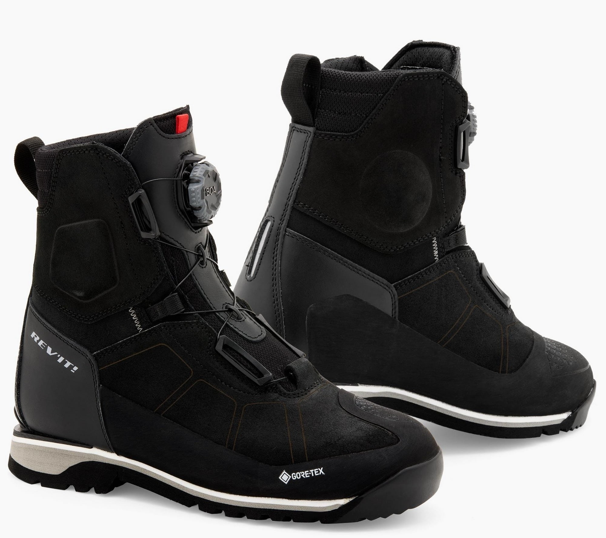 Rev'It Pioneer GTX Mens Gore-Tex Motorcycle Boots Black 47 EUR ...