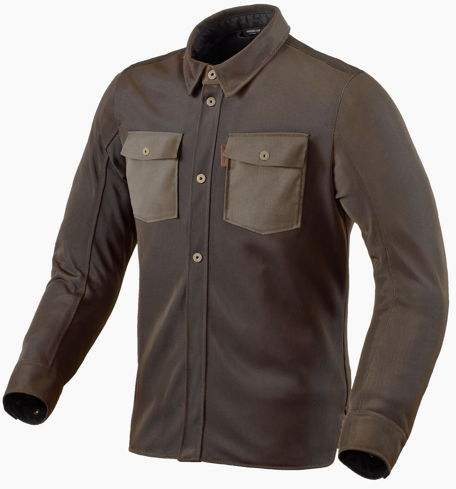 Rev'It Tracer Air 2 Mens Motorcycle Riding Overshirt Brown MD - Walmart.com